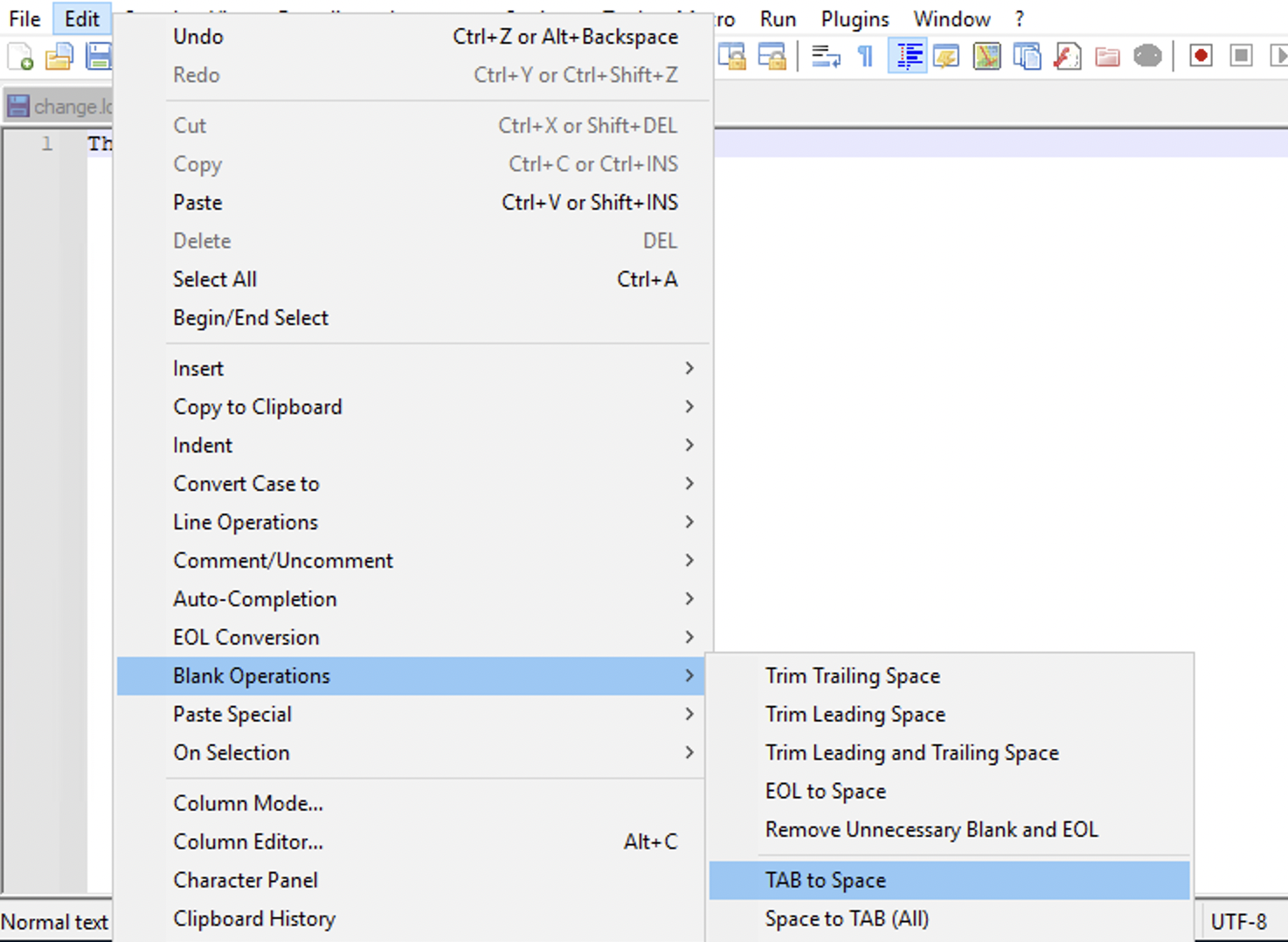 Multiple Ways To Convert Tabs With Spaces In Notepad 